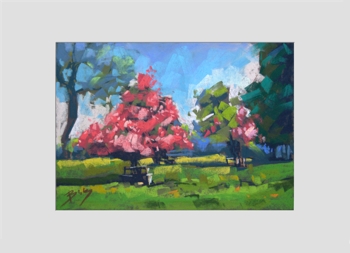 Blooming trees – Brezovsky Art